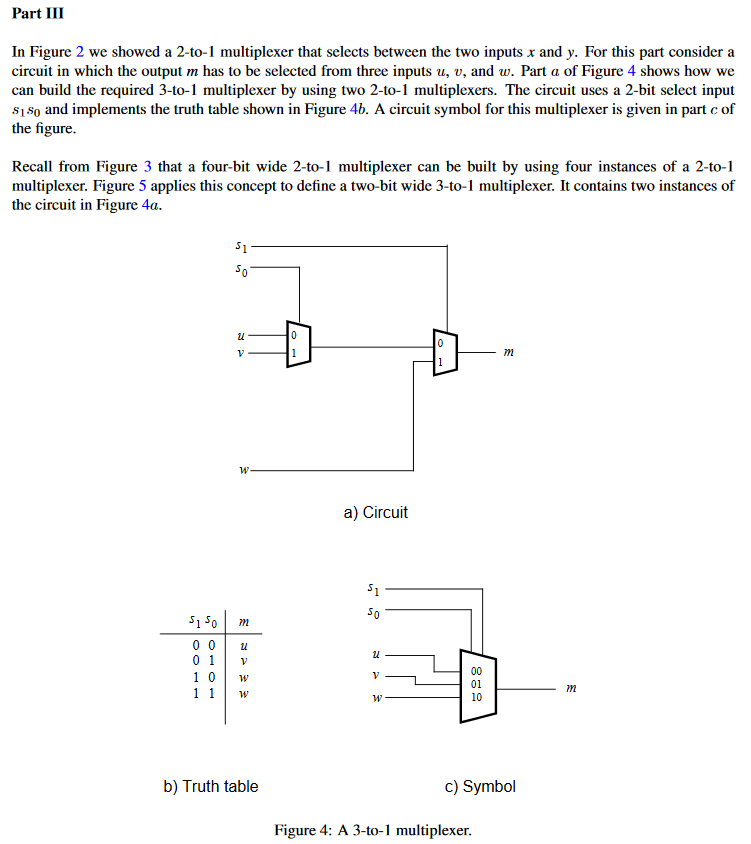 Solved In Figure 2 ﻿we showed a 2 -to-1 ﻿multiplexer that | Chegg.com