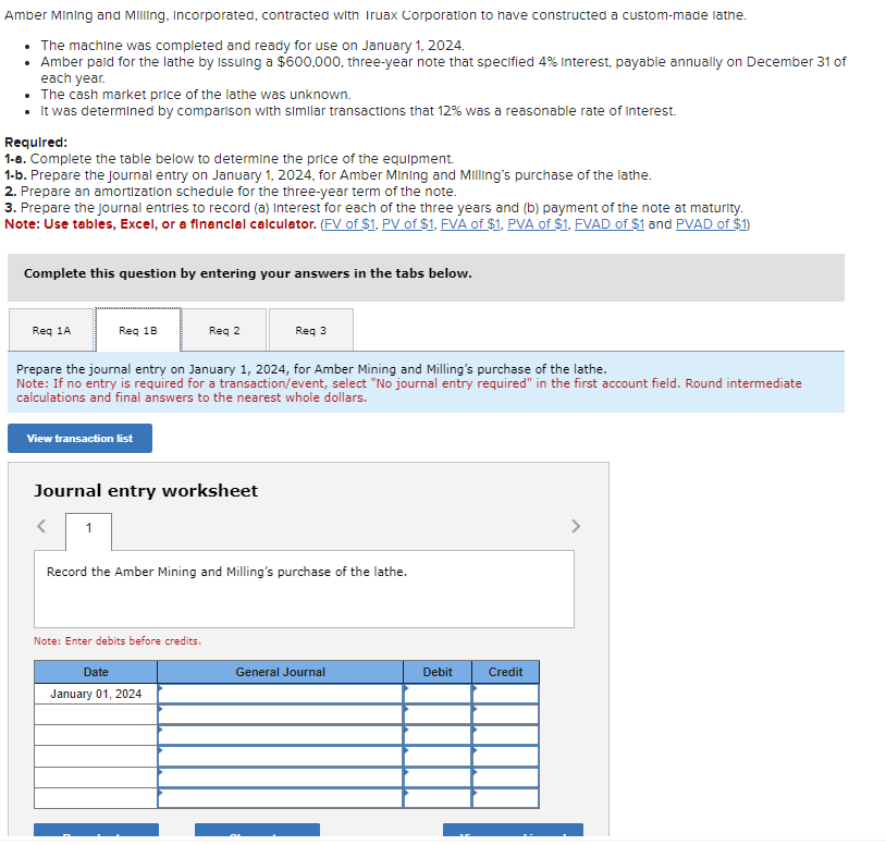 Solved Amber Mining and Milling, Incorporated, contracted | Chegg.com
