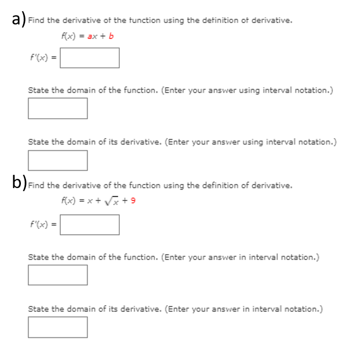Solved Find the derivative of the function using the | Chegg.com