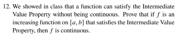 Solved 2. We showed in class that a function can satisfy the | Chegg.com