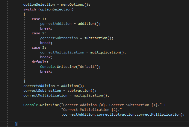 Solved I am trying to create a simple math testing program. | Chegg.com