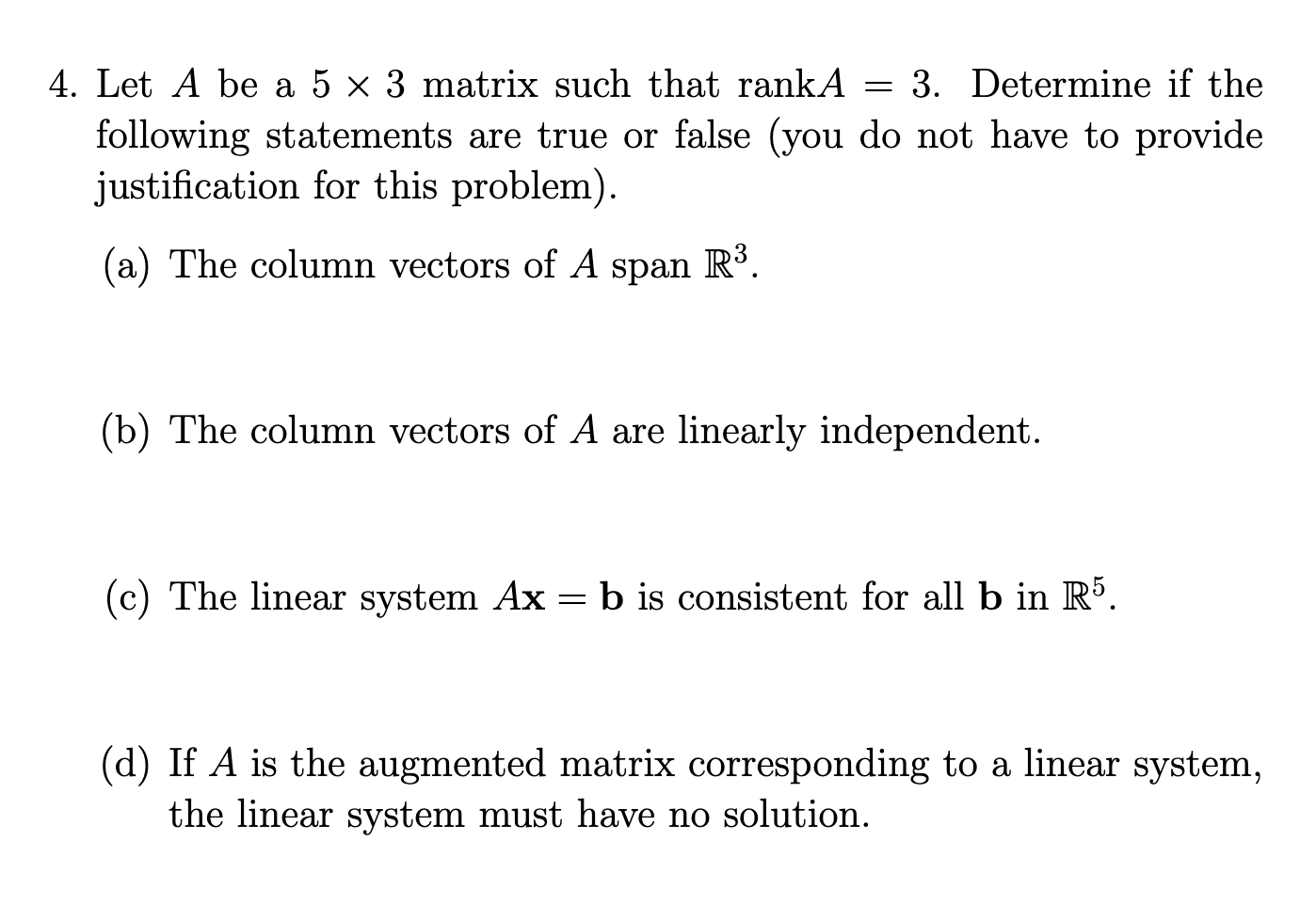 Solved The reduced row echelon form (RREF) of the augmented | Chegg.com