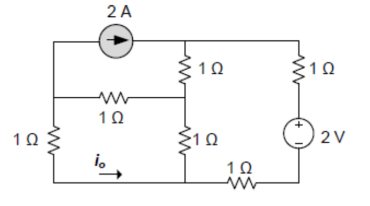 Solved Determine the value of i0 given in Figure by | Chegg.com