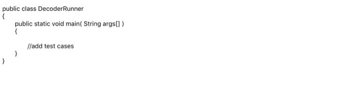 Solved The outline for the Code is given and I just have to | Chegg.com