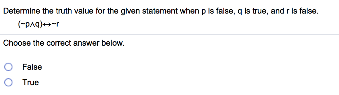 Solved Use A Truth Table To Determine If The Following