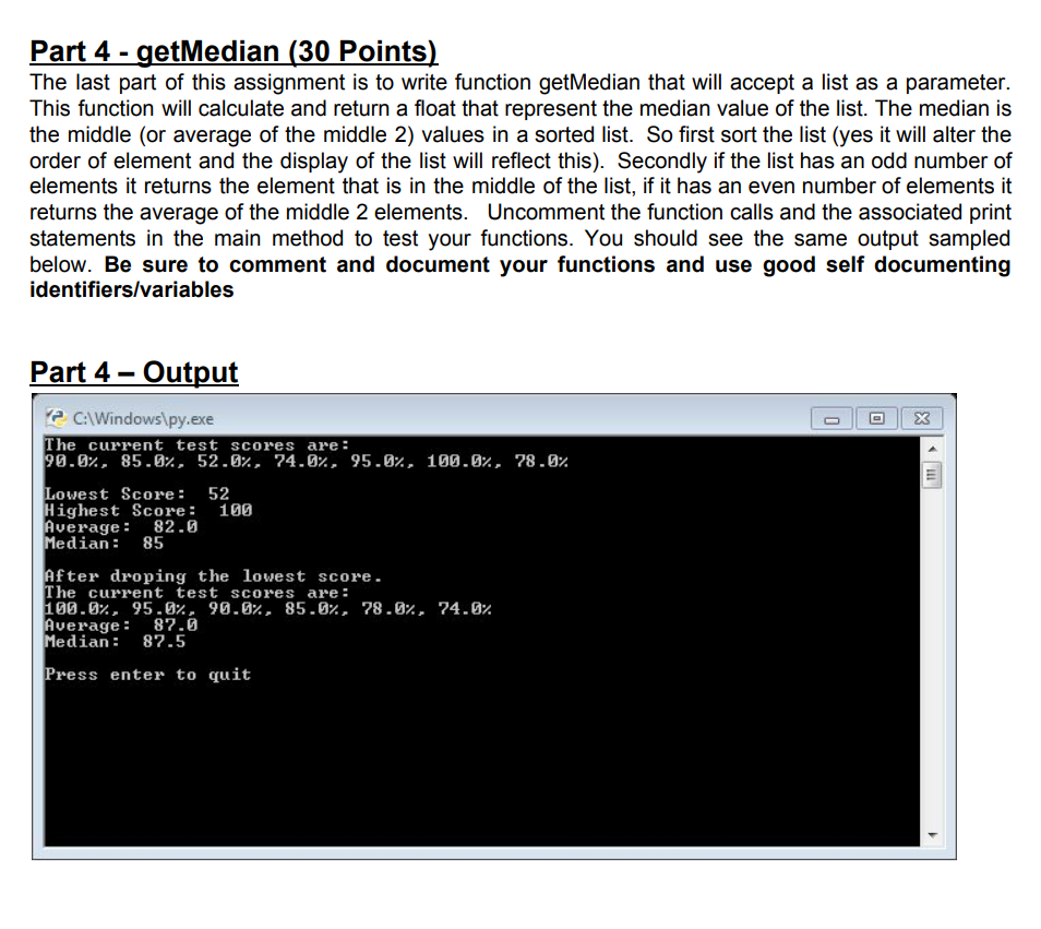 Solved Need to create a PYTHON program that will demonstrate | Chegg.com