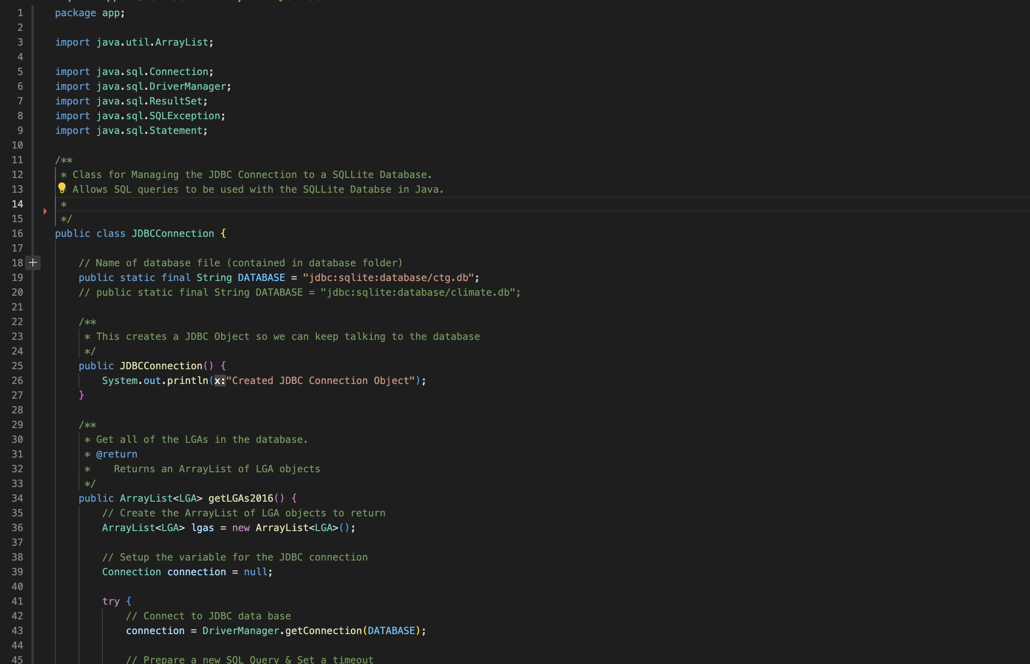 Hi. I need help with completing a jdbc file. I have | Chegg.com