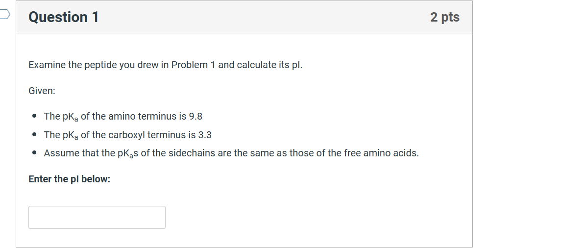 Solved Sketch a titration curve of the peptide from Problem | Chegg.com