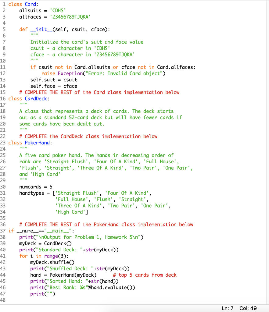 Solved In this problem, you are asked to implement some | Chegg.com