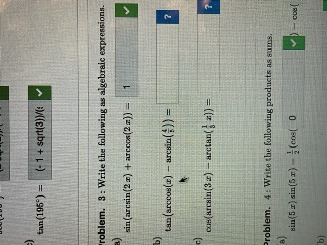 Solved roblem. 3 : Write the following as algebraic | Chegg.com