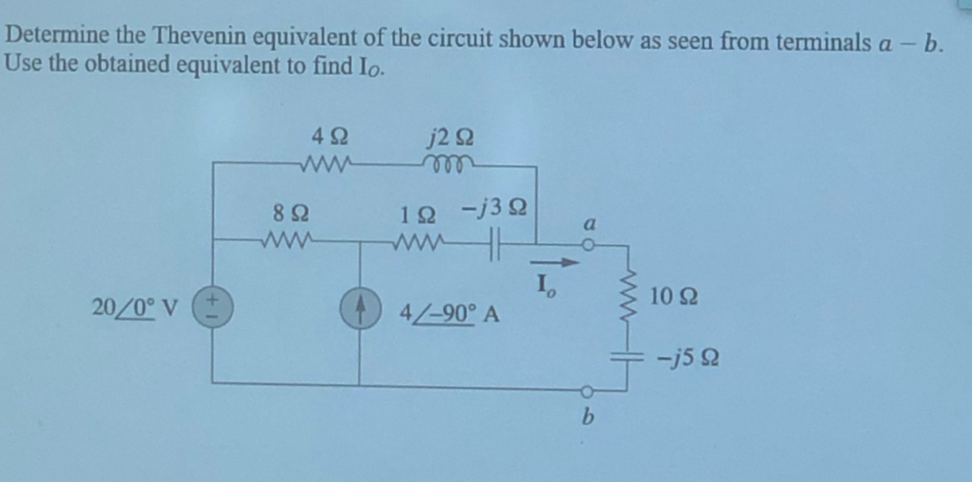 Solved Determine the Thevenin equivalent of the circuit | Chegg.com