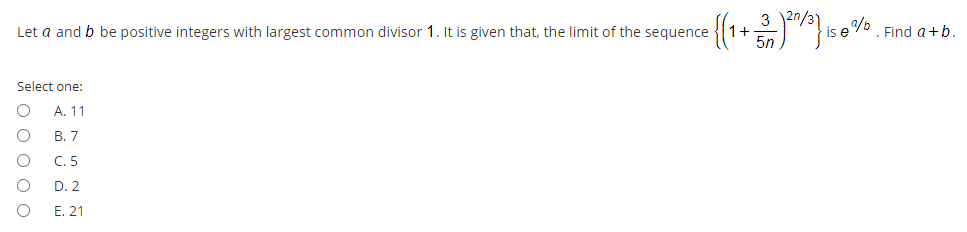 Solved Let a and b be positive integers with largest common | Chegg.com