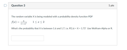 Solved The random variable X is being modeled with a | Chegg.com