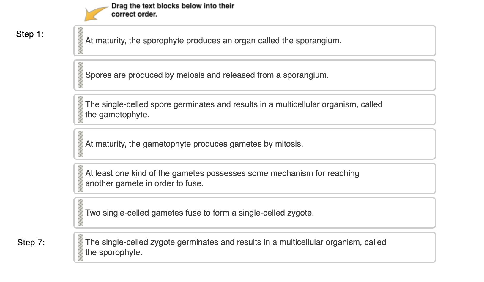 Solved Alternation of generation describes the life cycle of | Chegg.com