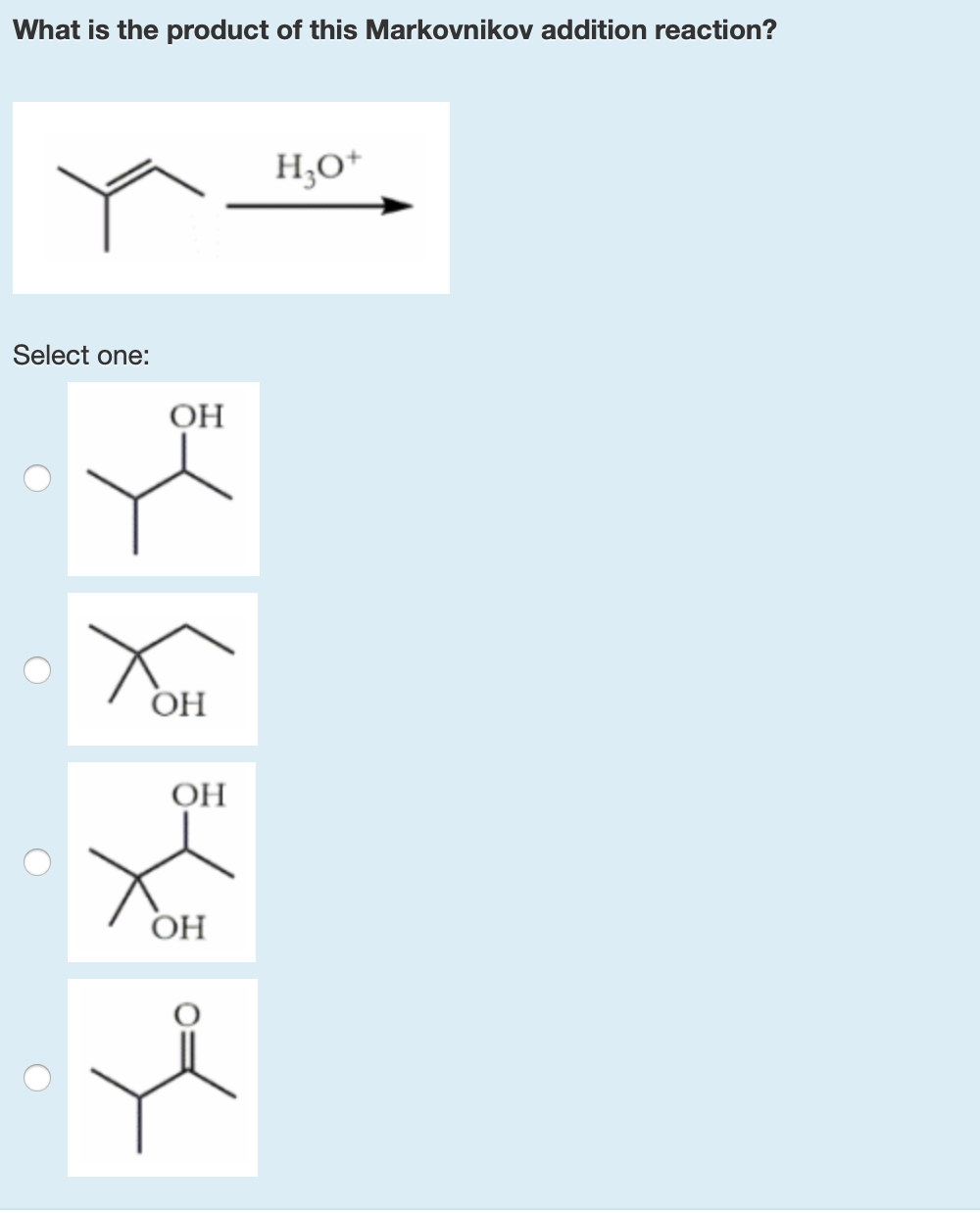 Solved What is the product of this Markovnikov addition | Chegg.com