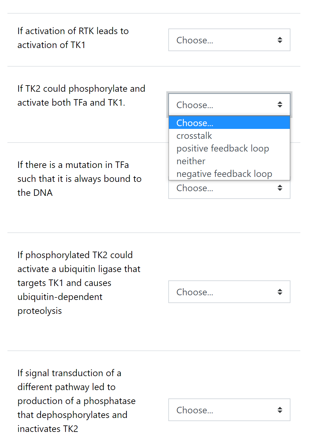 Solved Building onto the example signal transduction pathway | Chegg.com