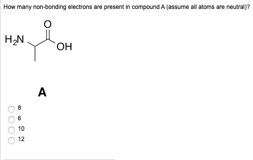 Solved How many non-bonding electrons are present in | Chegg.com
