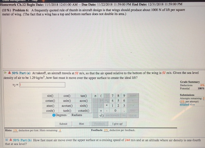 Solved Homework Ch.12 Begin Date: 11/1/2018 12:01:00 AM-Due | Chegg.com