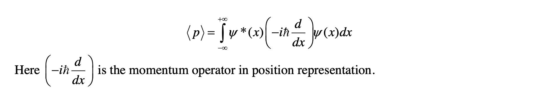 Solved 3. [15 Marks] In quantum mechanics linear momentum | Chegg.com