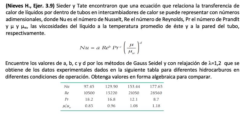 Solved Sieder and Tate found that an equation relating the | Chegg.com