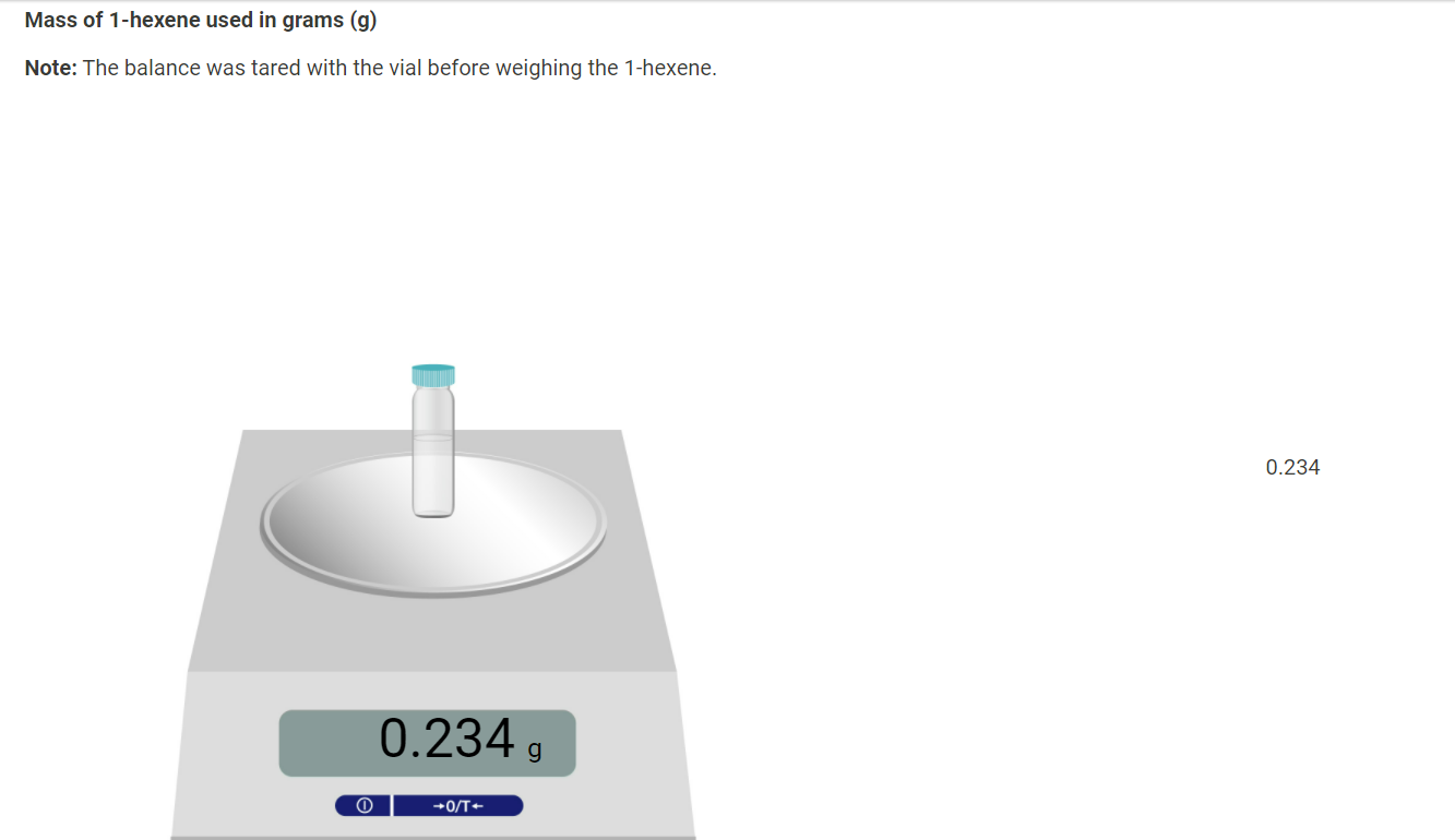 Solved Week 12 Data And Report Submission - Hydroboration | Chegg.com