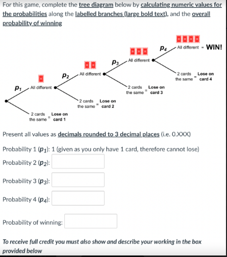 Solved You are playing a game of chance which involves | Chegg.com