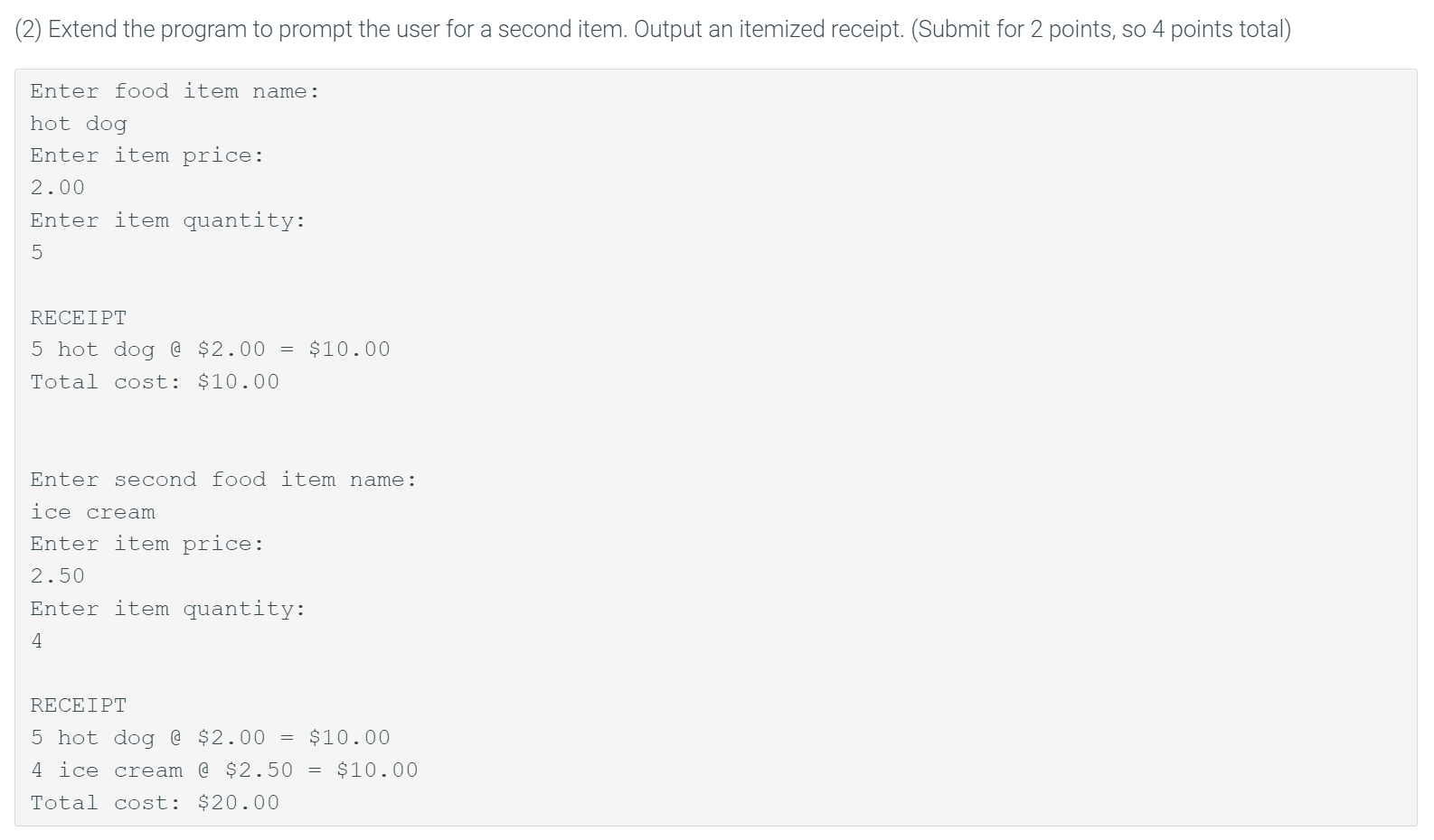 Solved **PLEASE CORRECT MY CODE. I do not understand why | Chegg.com