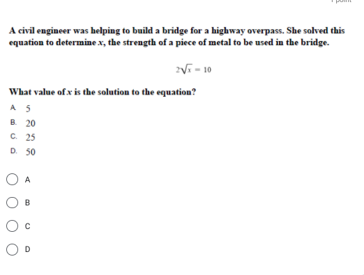 Solved A civil engineer was helping to build a bridge for a | Chegg.com