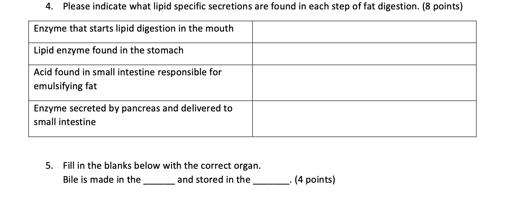 Solved 1. Please indicate whether each phrase is describing | Chegg.com