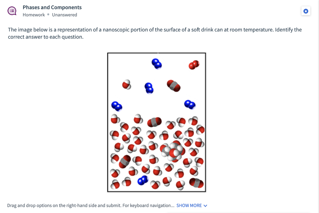 Solved Phases and Components Homework. Unanswered The image | Chegg.com