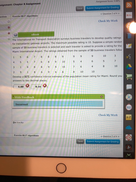 Solved % Assignment Score: 0 00 signment: Chapter 8 | Chegg.com