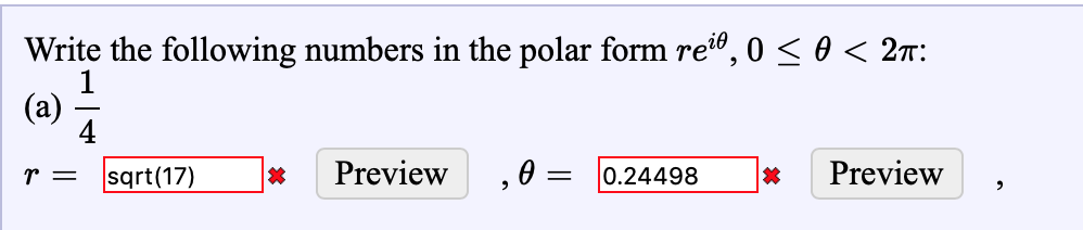 Solved Calculate 4 - 2i)5. Give your answer in a bi form | Chegg.com