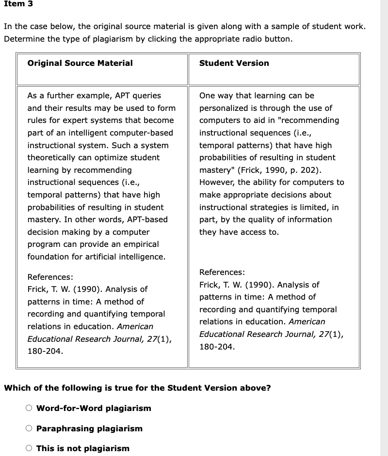 Solved Item 1 In the case below, the original source | Chegg.com