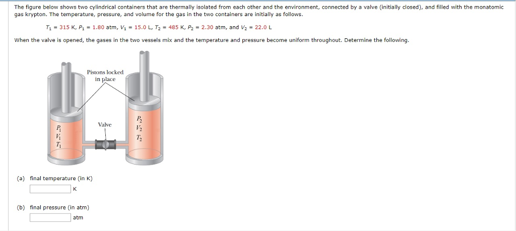 Solved The figure below shows two cylindrical containers | Chegg.com