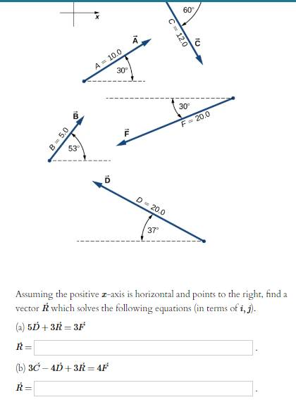 Solved 60 Ic C 12.0 10 A 10,0 30° 30 F 20.0 B = 5.0 53 D | Chegg.com