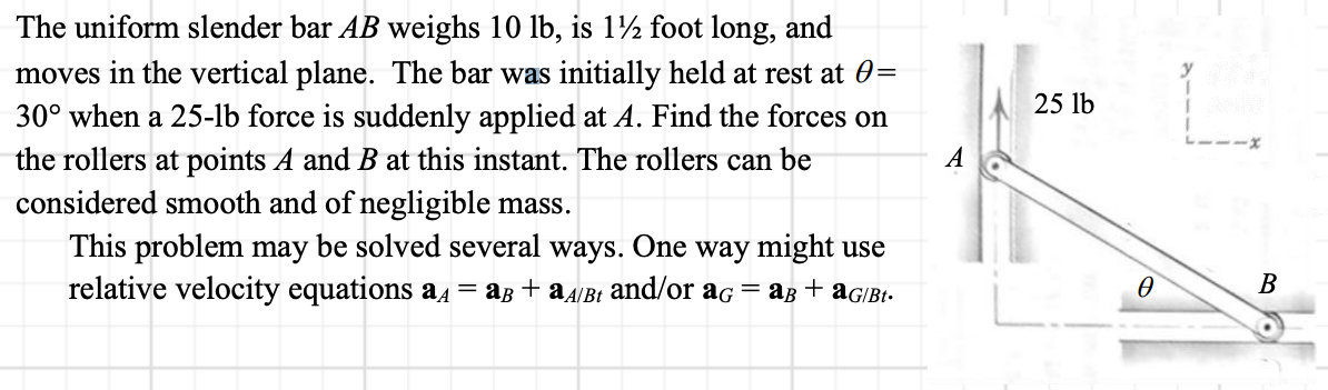 Solved PLEASE INCLUDE FREE BODY DIAGRAM AND SEPERATE KINETIC | Chegg.com
