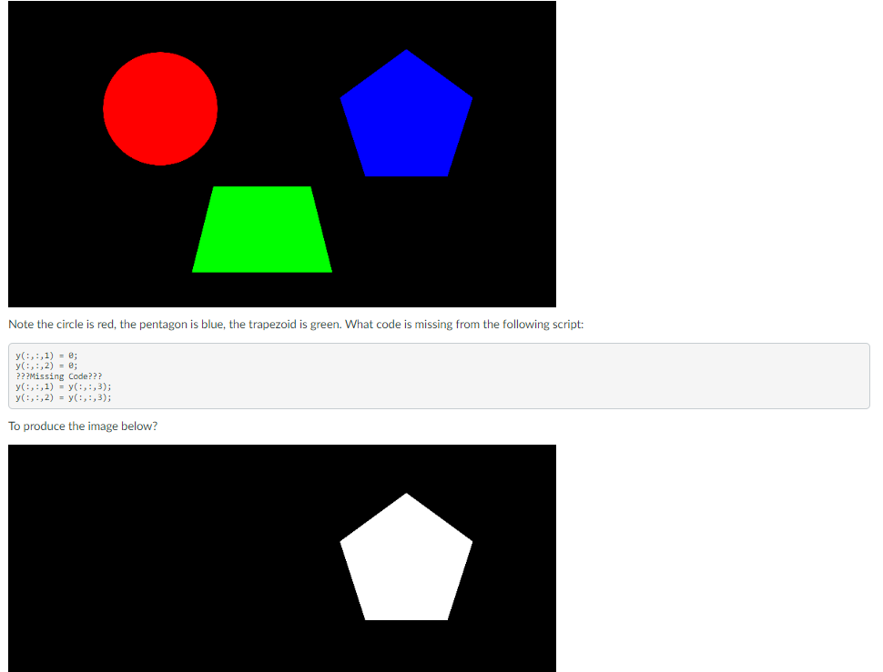 Solved Note the circle is red, the pentagon is blue, the | Chegg.com