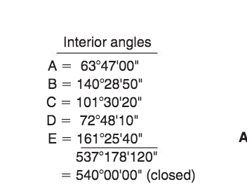 Solved 4.11 If the azimuth of AB is 45°48'56", compute the | Chegg.com