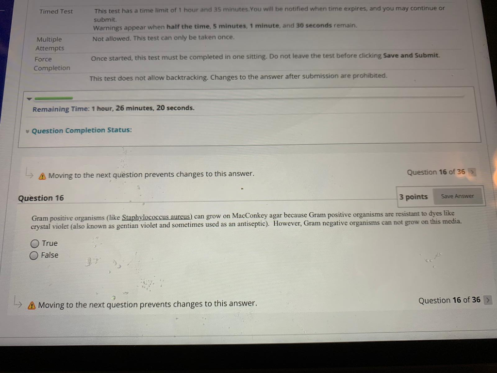 Solved Timed Test This test has a time limit of 1 hour and | Chegg.com