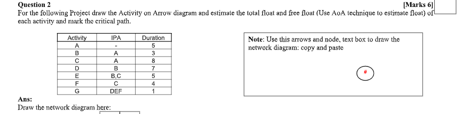 Solved Question 1: Replace the "Question" marks (?) with | Chegg.com