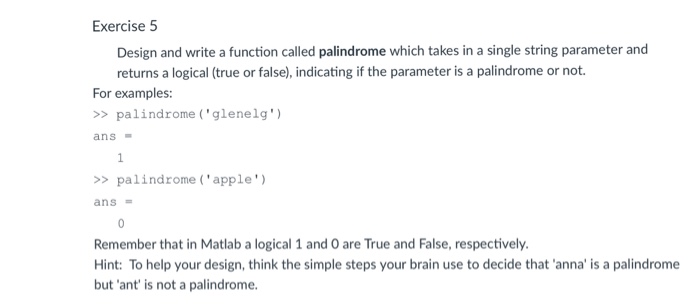 Solved Exercise 5 Design and write a function called | Chegg.com