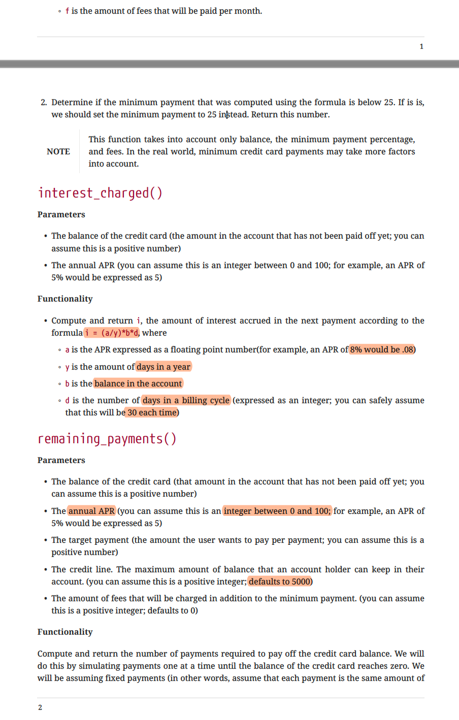 Solved Table of Contents 1 1 2 Instructions | Chegg.com