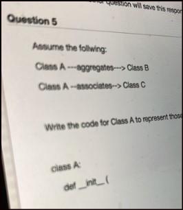 question will save this Question 5 Aasume the | Chegg.com