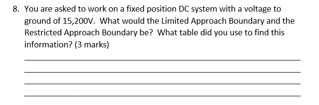 Solved 7. Referencing the Restricted Approach Boundary, can | Chegg.com