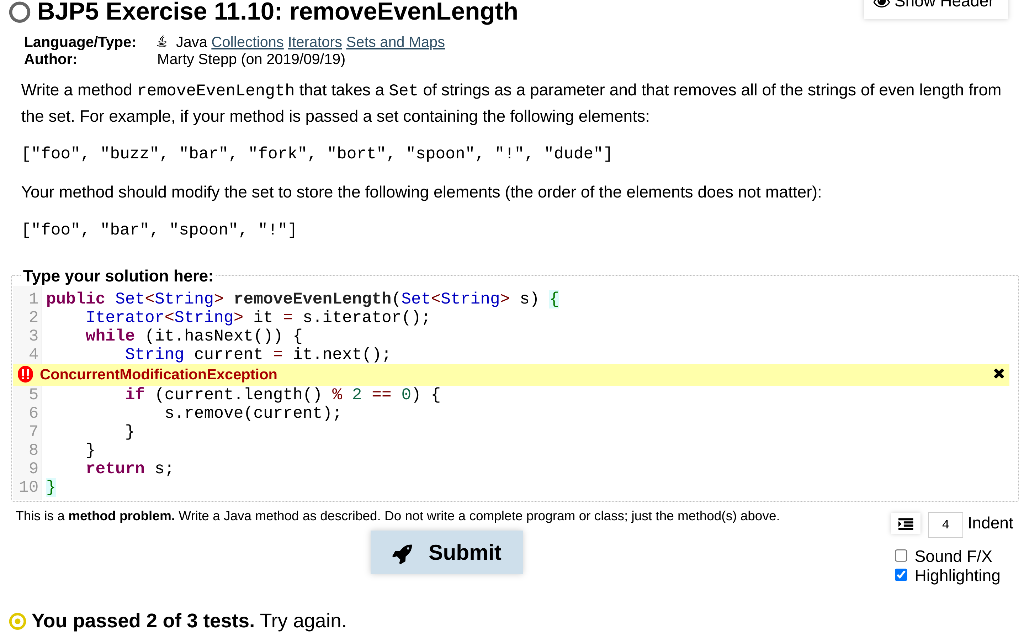 Solved Could someone tell me what this error means and how | Chegg.com