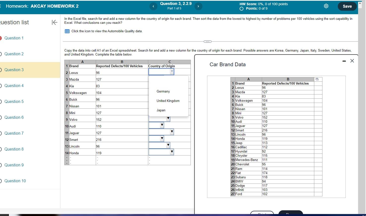 Solved Excel. What conclusions can you reach? Click the icon | Chegg.com