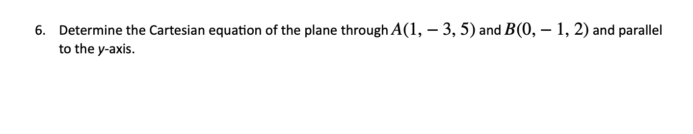 Solved Given two lines that are parallel and distinct: | Chegg.com