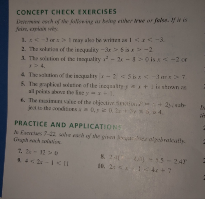 Solved CONCEPT CHECK EXERCISES Determine each of the | Chegg.com Solved CONCEPT CHECK EXERCISES Determine each of the | Chegg.com