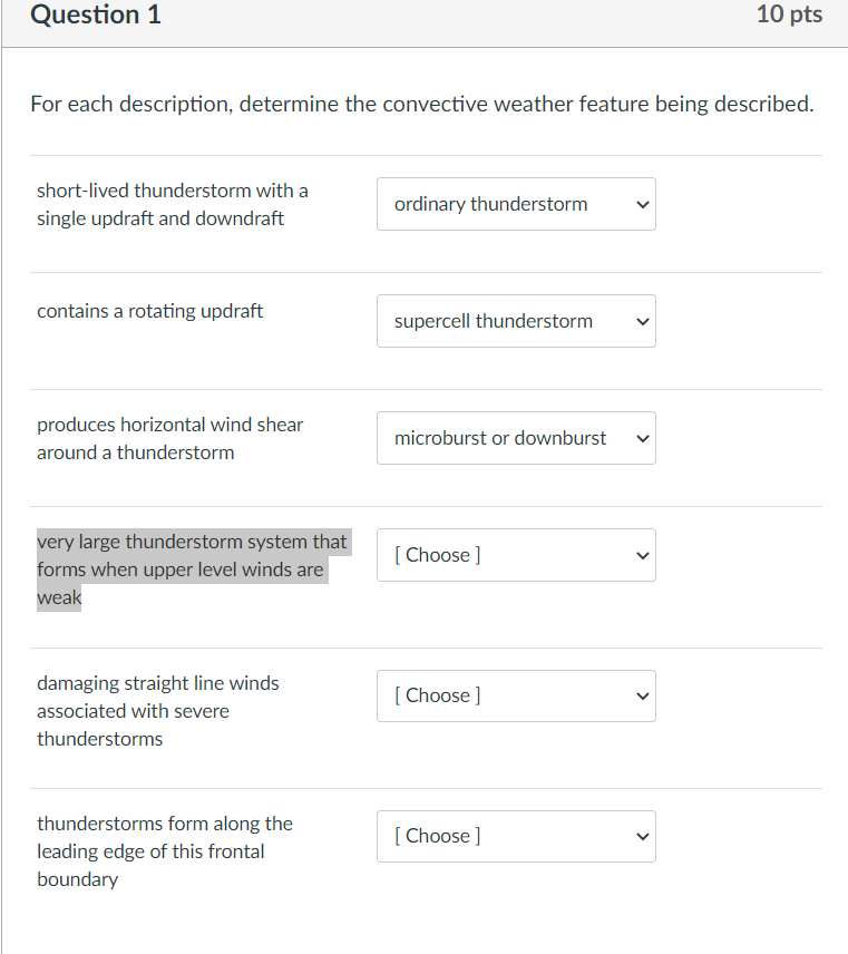 Solved For Each Description Determine The Convective