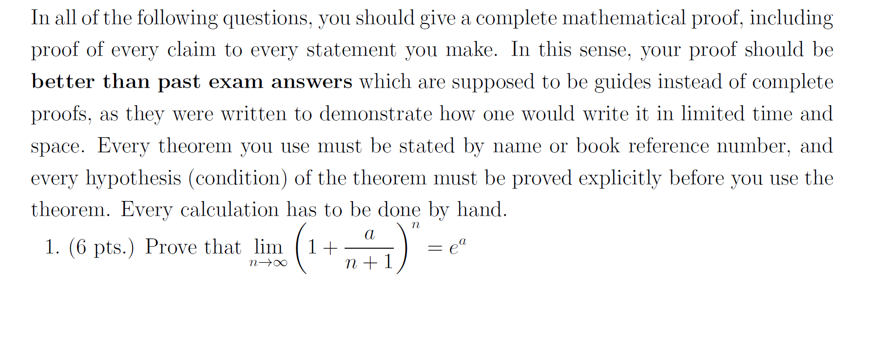 Solved In all of the following questions, you should give a | Chegg.com